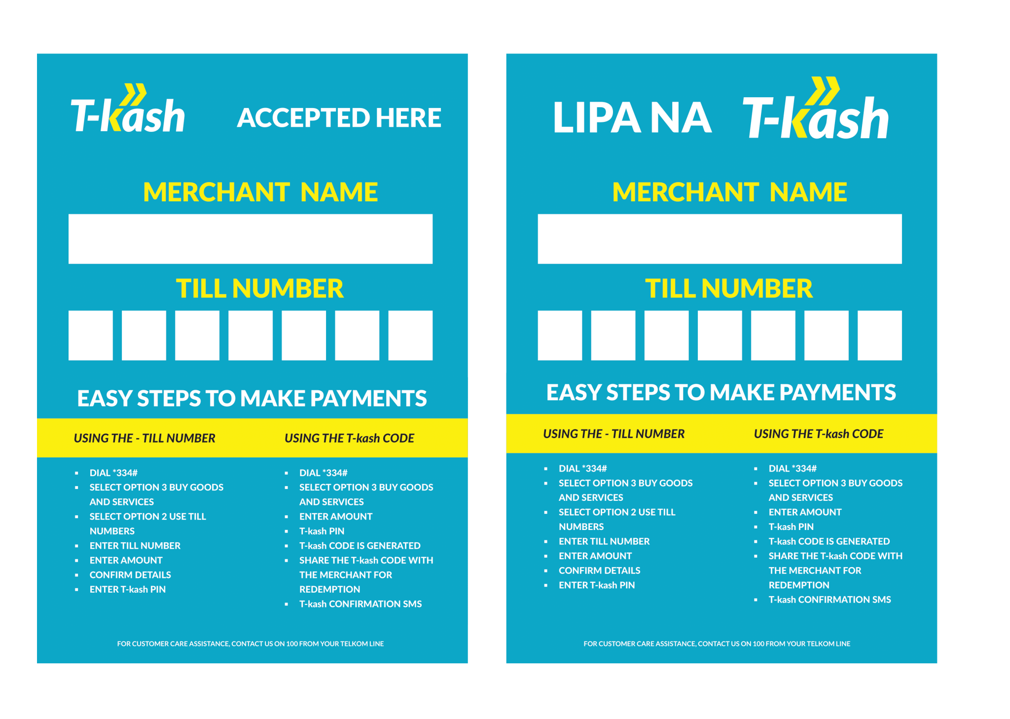 Buy Goods & Services (Till) – Telkom